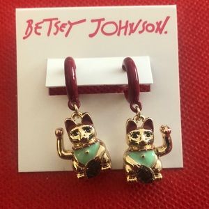 Betsey Johnson | Jewelry | Betsey Johnson Gold Tone Lucking Out Lucky ...